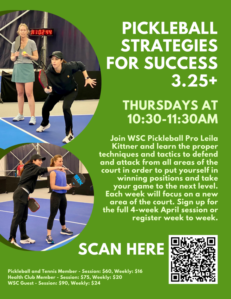 Pickleball Skills & Development - Wheaton Sport Center